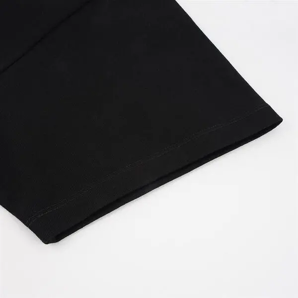 Celine Loose T-shirt In Cotton Jersey - Black/blue Denim