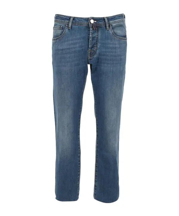 Jacob Cohen Logo Patch Straight-leg Jeans