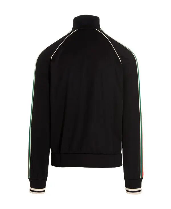 Gucci Technical Jersey Zip Jacket With Interlocking G