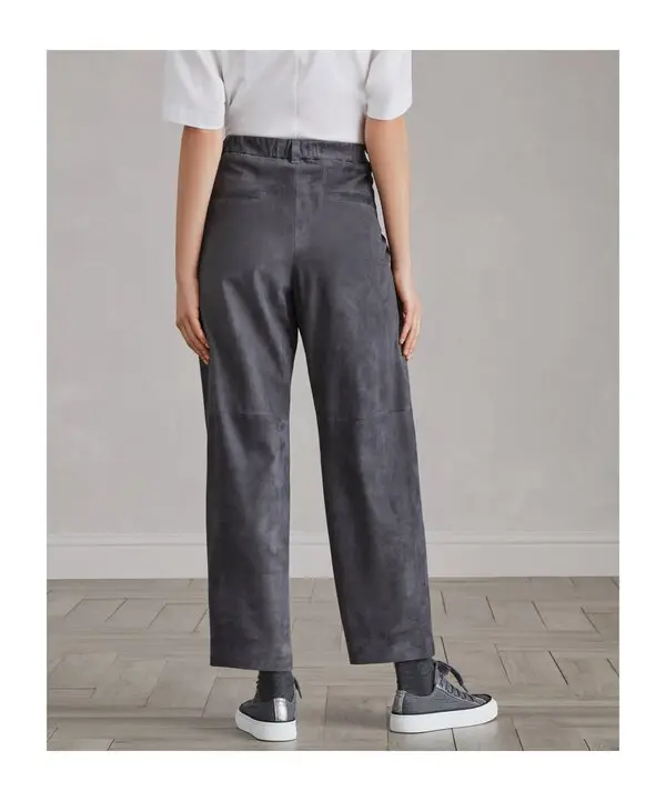 Brunello Cucinelli Straight-leg Leather Trousers