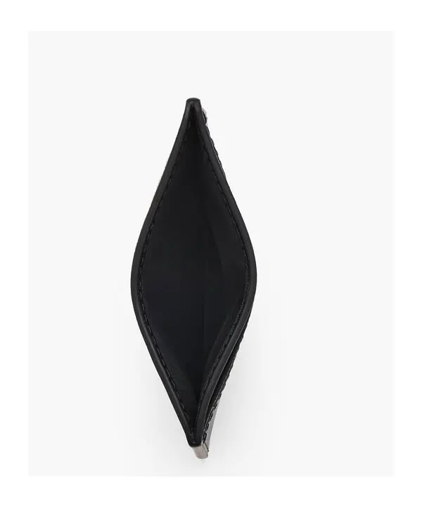 Marc Jacobs Logo-print Leather Cardholder - Black