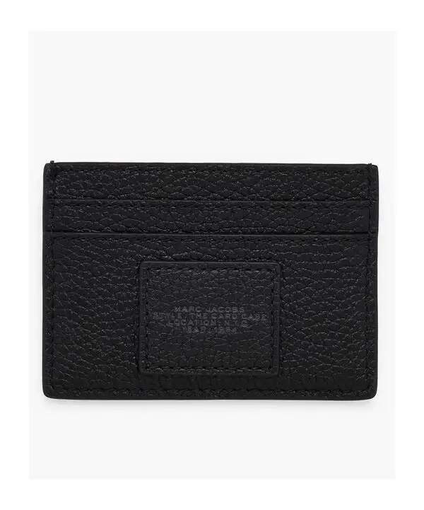 Marc Jacobs Logo-print Leather Cardholder - Black