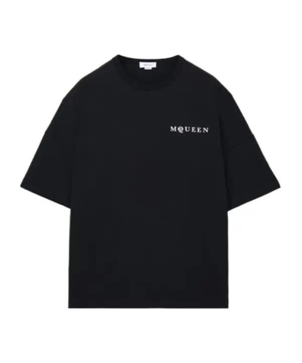 Alexander McQueen Logo Printed Oversized T-shirt
