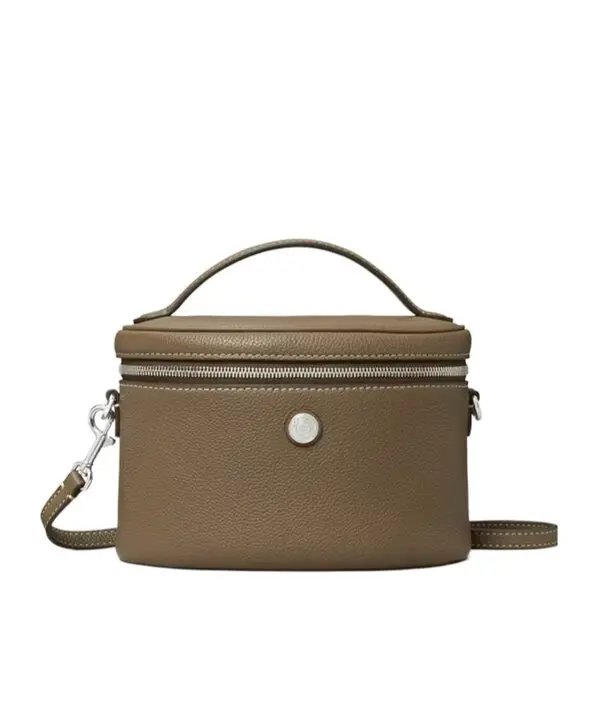 Tory Burch Pebble Leather Top-handle Vanity Case