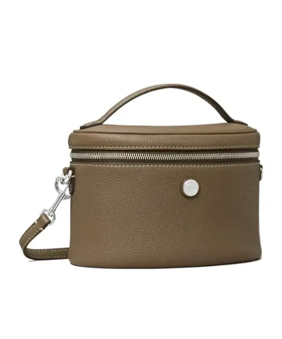 Tory Burch Pebble Leather Top-handle Vanity Case