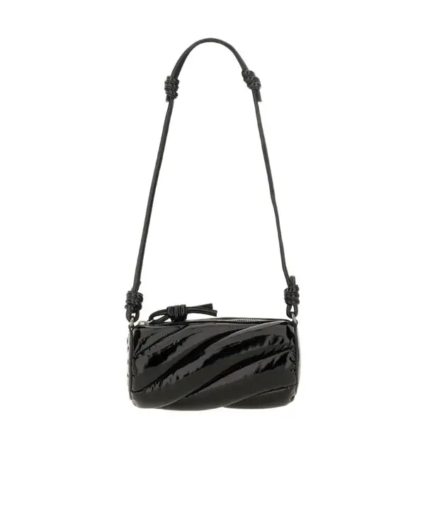 Fiorucci Zippered Shoulder Bag - Black
