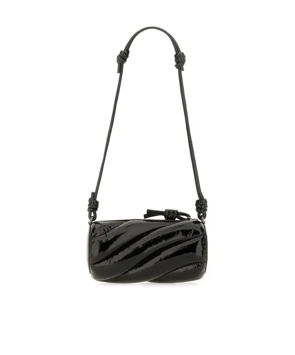 Fiorucci Zippered Shoulder Bag - Black