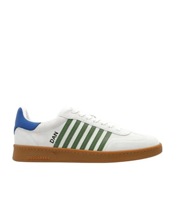 Dsquared2 Low-top Sneakers With Striped Detailing - White