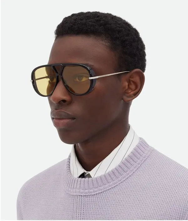 Bottega Veneta Aviator Sunglasses - Multicolor