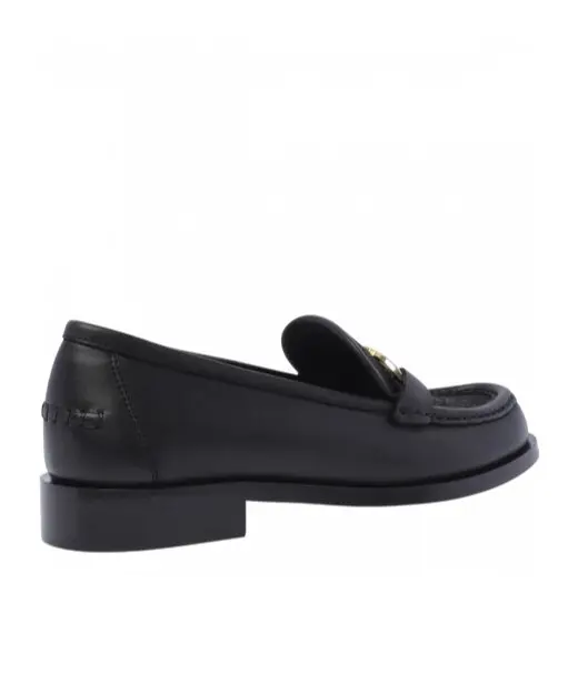 FERRAGAMO Gancini Jacquard Loafers - Black