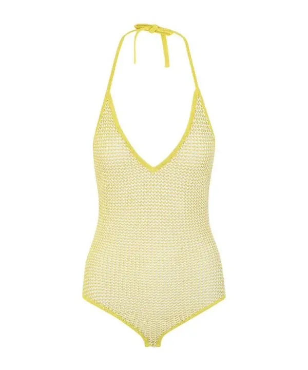 Bottega Veneta Halterneck Mesh Bodysuit