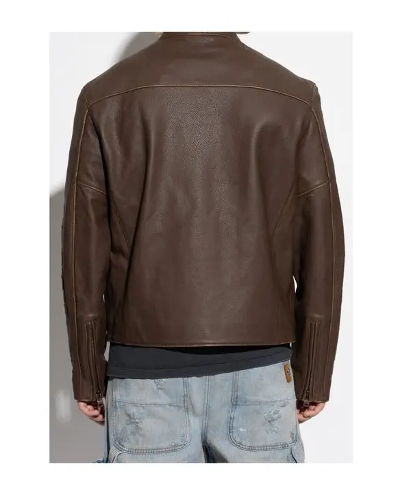 Amiri Patch Racer Jacket - Brown