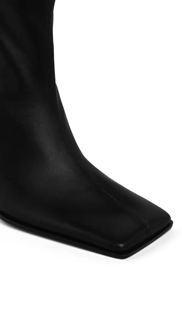 Alaïa Soft Square Ankle Boots - Black
