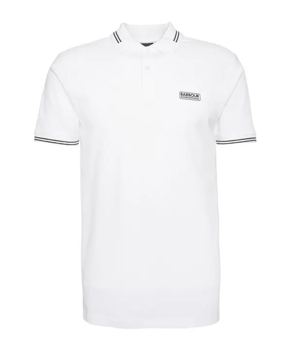Barbour Short-sleeved Polo Shirt - White