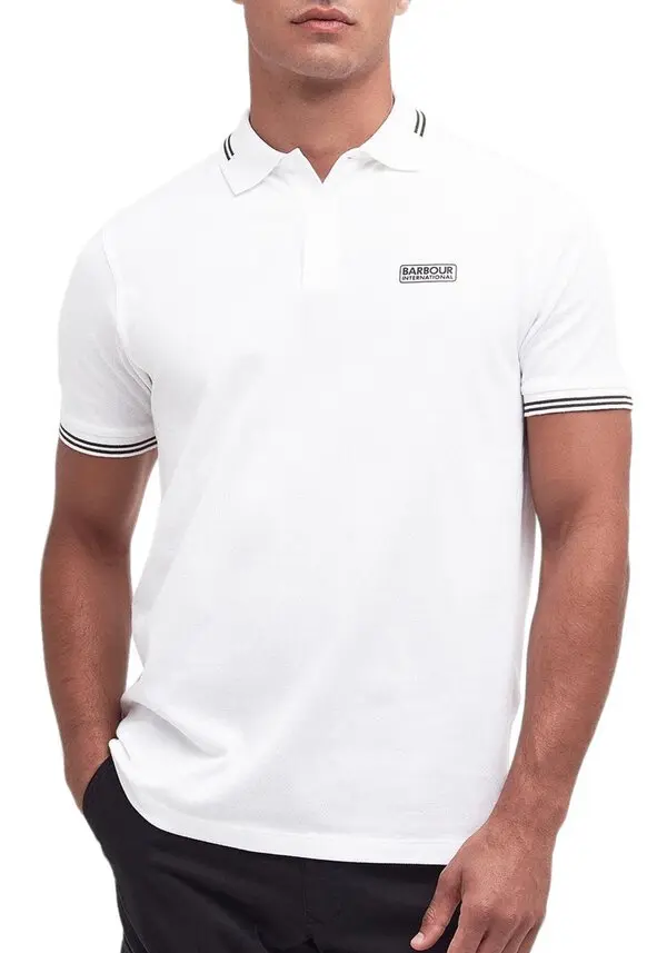 Barbour Short-sleeved Polo Shirt - White