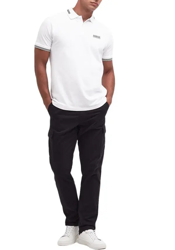 Barbour Short-sleeved Polo Shirt - White