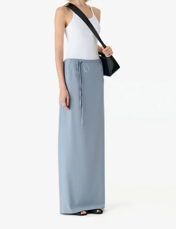 IRO PARIS Belt Loop Midi Skirt