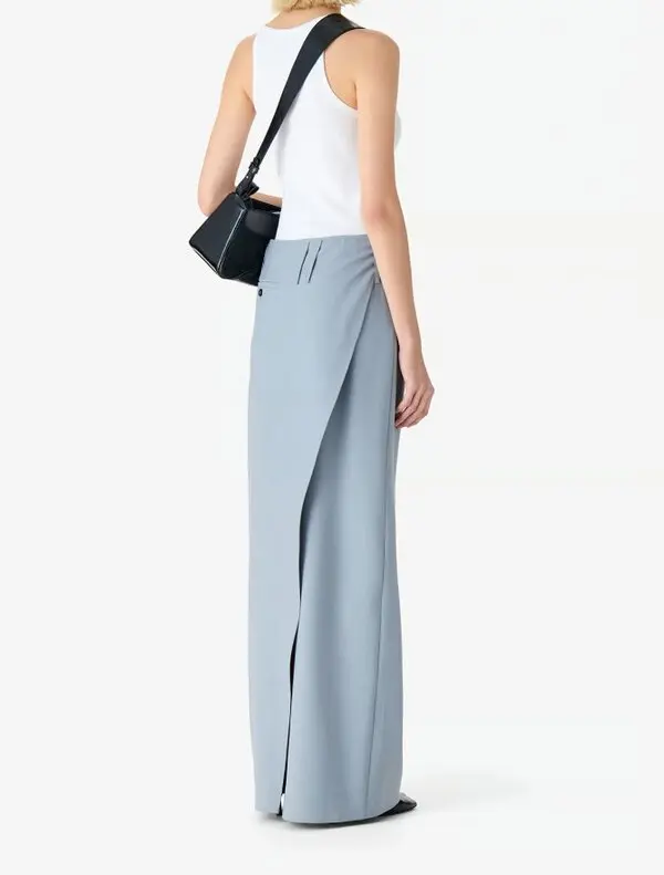 IRO PARIS Belt Loop Midi Skirt
