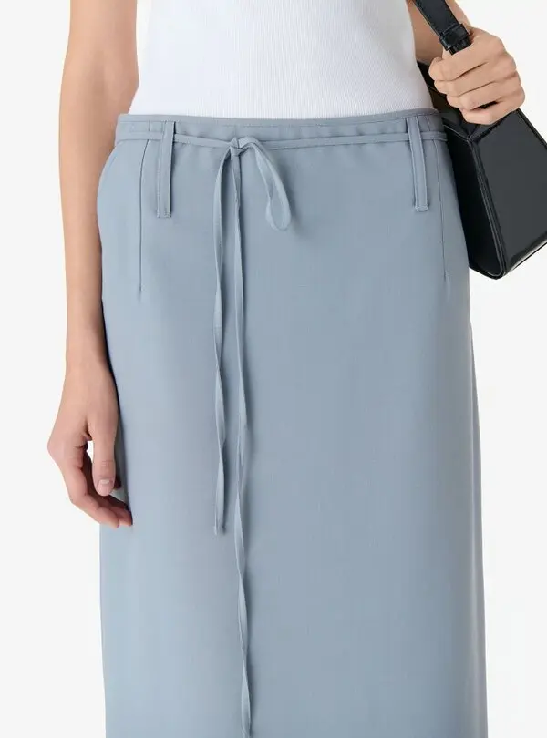 IRO PARIS Belt Loop Midi Skirt