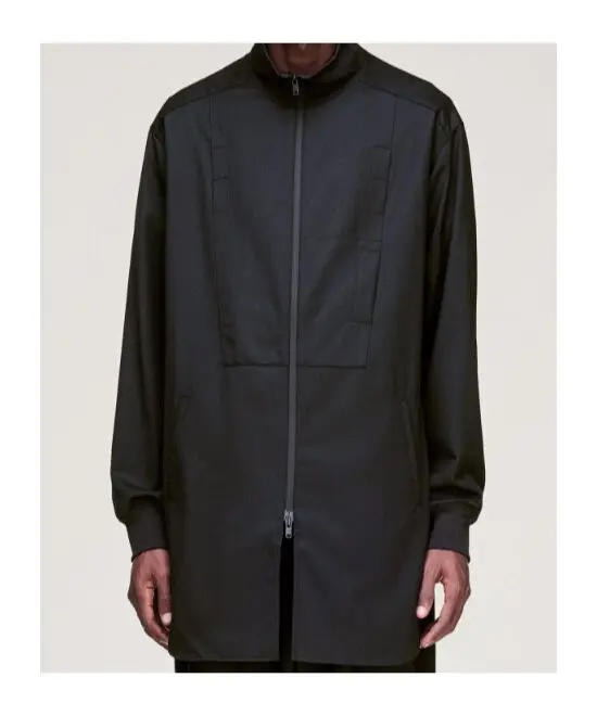 Y3 Zip-up Long Sleeve Coat