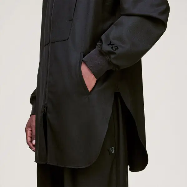 Y3 Zip-up Long Sleeve Coat