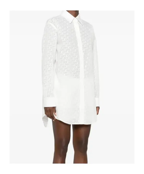 Off-White Patterned Shirt