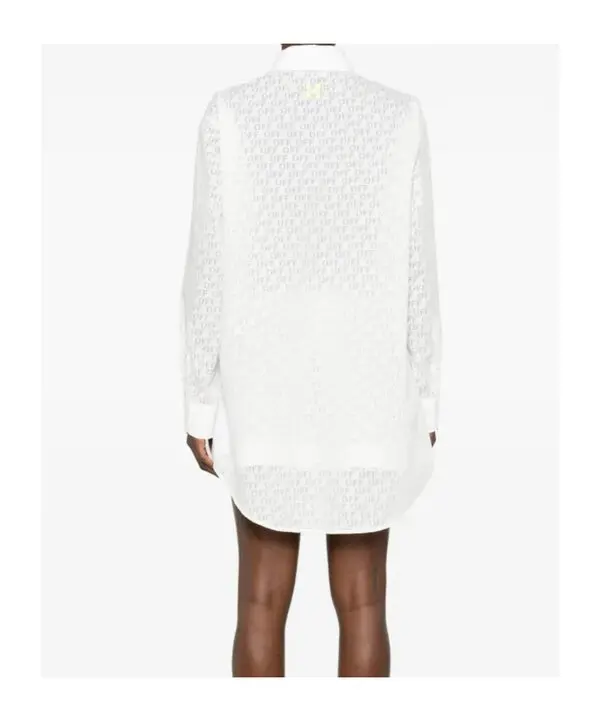 Off-White Patterned Shirt