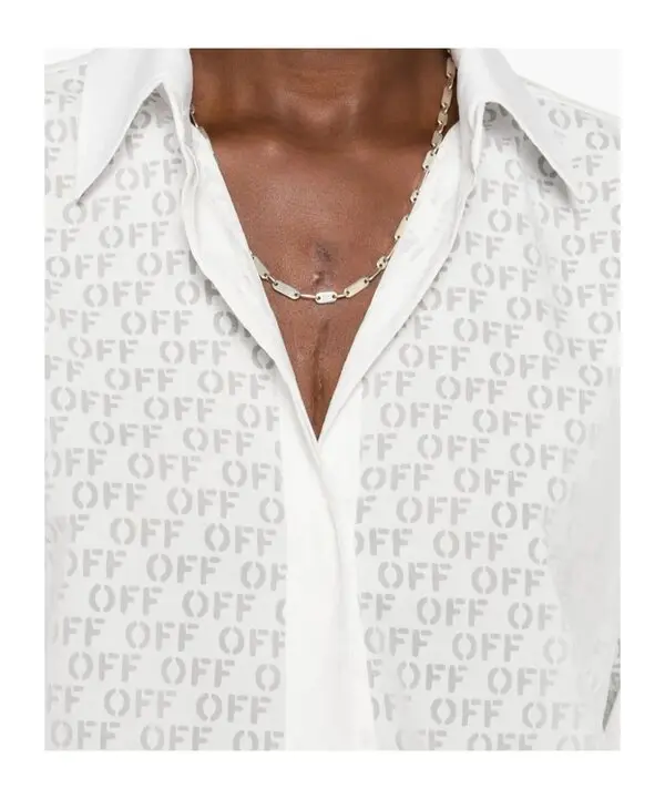 Off-White Patterned Shirt