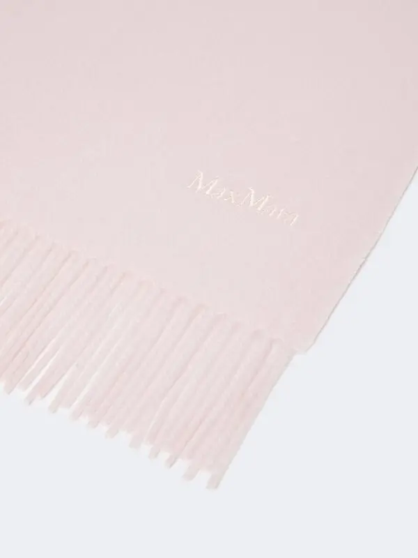 Max Mara Baci Fringed Scarf - Pink