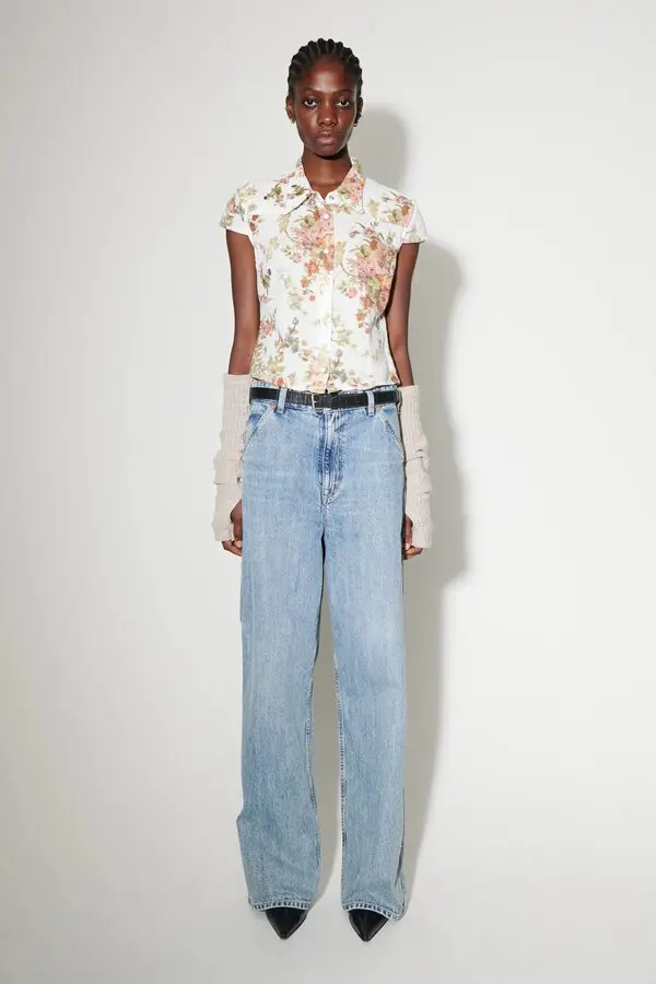Our Legacy High-rise Wide-leg Jeans