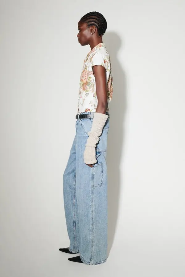 Our Legacy High-rise Wide-leg Jeans
