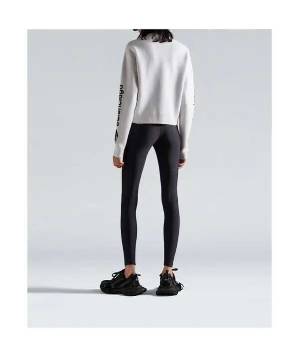 Balenciaga Long-sleeved Crewneck Jumper With Embroidered Logo
