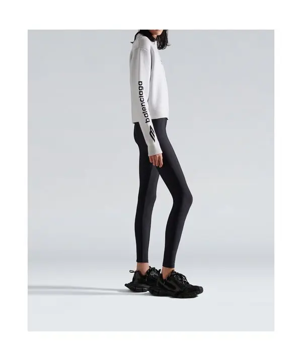 Balenciaga Long-sleeved Crewneck Jumper With Embroidered Logo