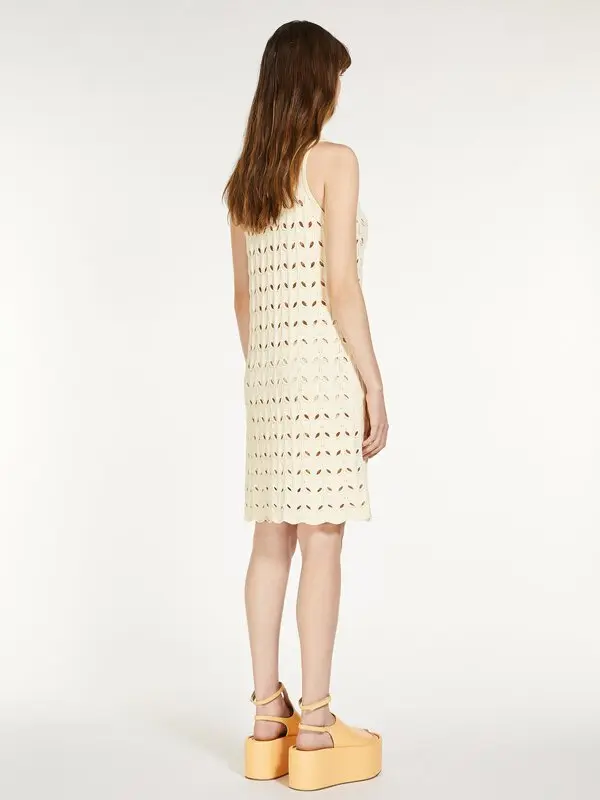 Sportmax Rivolo Crochet Knit Mini Dress