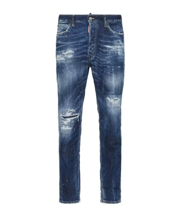 Dsquared2 Medium Ripped Cool Guy Jeans - Blue