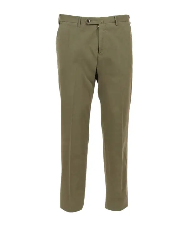 PT TORINO Slim Fit Chino Trousers - Green