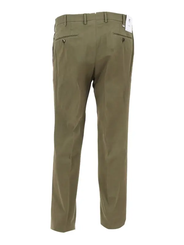 PT TORINO Slim Fit Chino Trousers - Green