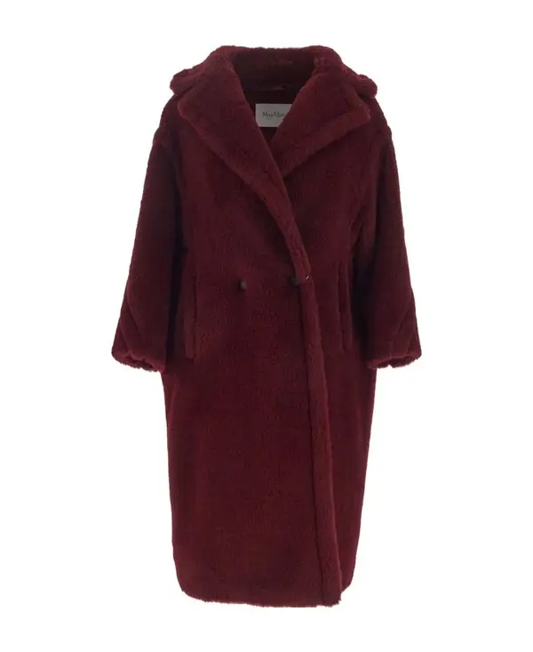 Max Mara Tedgirl Long Coat - Red