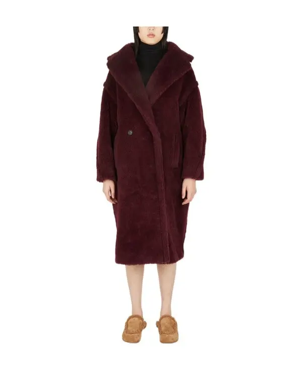 Max Mara Tedgirl Long Coat - Red