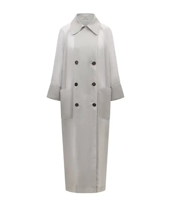 Brunello Cucinelli Long-sleeved Double-breasted Windbreaker