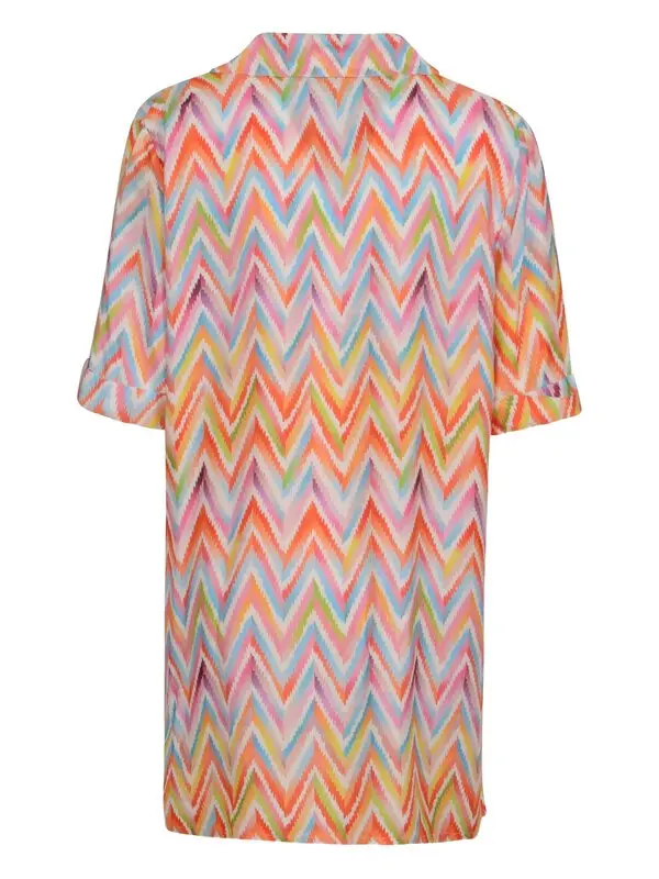 Missoni Zigzag Print Short Sleeve Shirt
