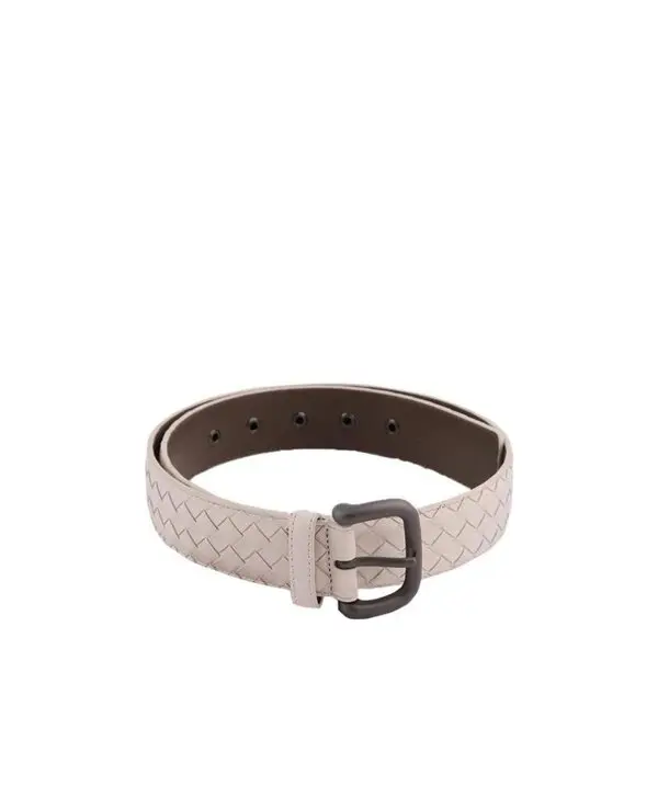 Bottega Veneta Braided Leather Belt - Nude