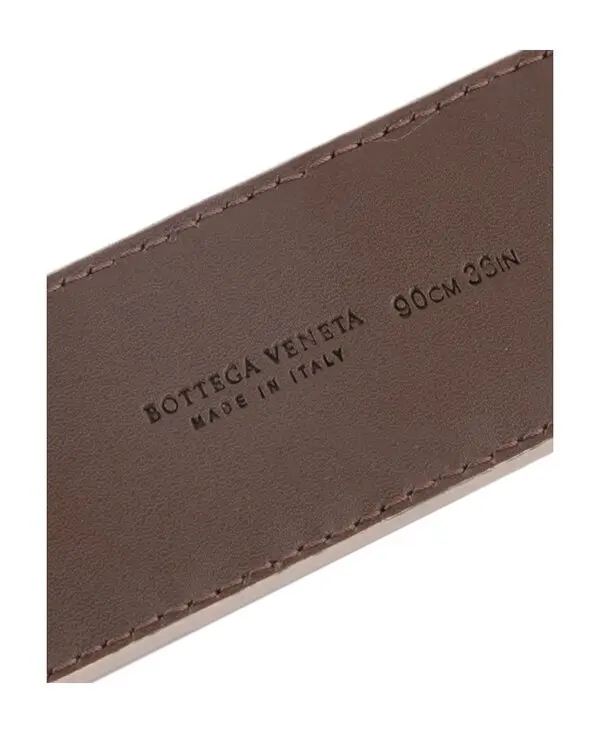 Bottega Veneta Braided Leather Belt - Nude