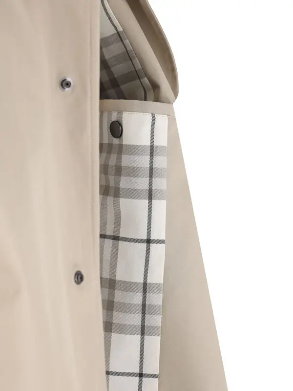 Burberry Embroidered Gabardine Jacket - Fossil