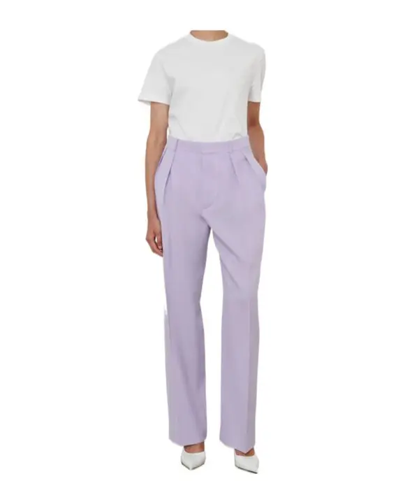 Wardrobe.NYC Tailored Tapered Low-rise Casual Pants