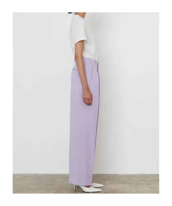 Wardrobe.NYC Tailored Tapered Low-rise Casual Pants