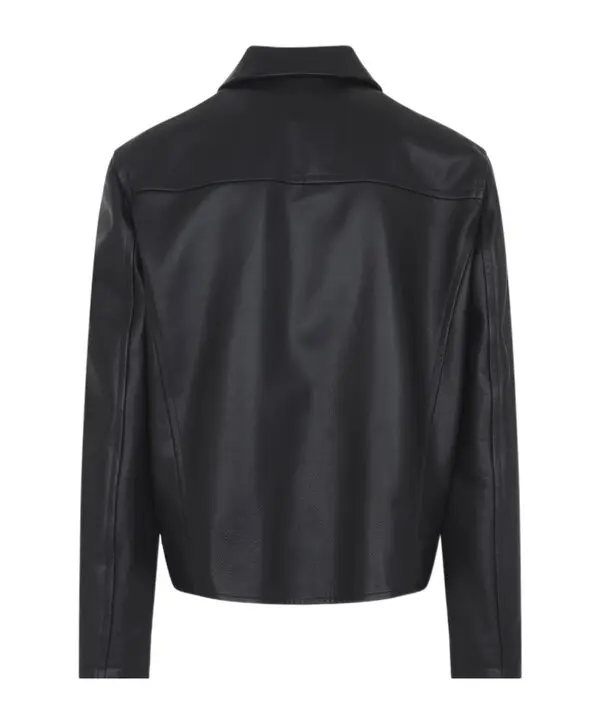 JIL SANDER Zip-front Leather Jacket