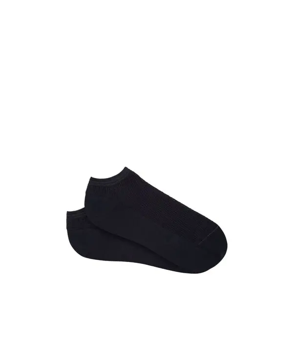 Zegna Cotton Blend Socks - Navy Blue