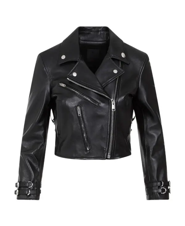 Givenchy Zip-up Biker Jacket With Pointed Collar