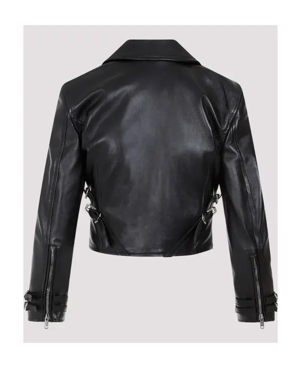 Givenchy Zip-up Biker Jacket With Pointed Collar